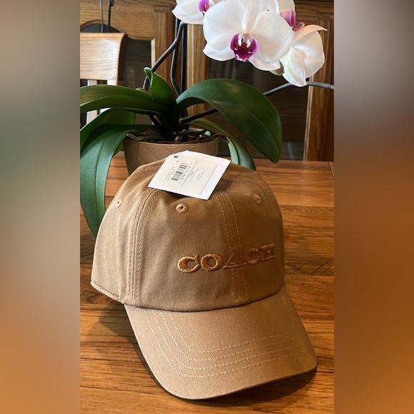 Coach | Accessories | Coach Tan Baseball Cap | Poshmark
